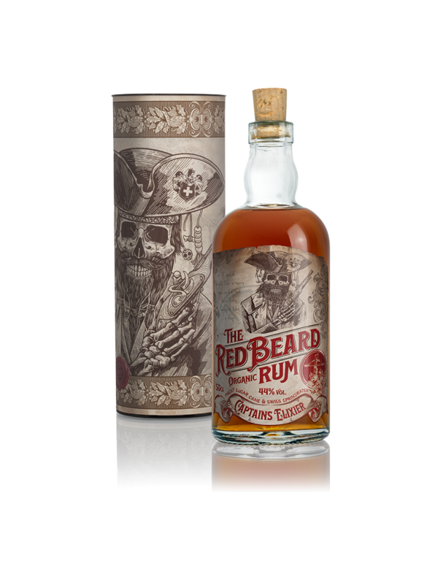 Red Beard - Captains Elixier - Barreled Organic Rum - 44% - 50cl